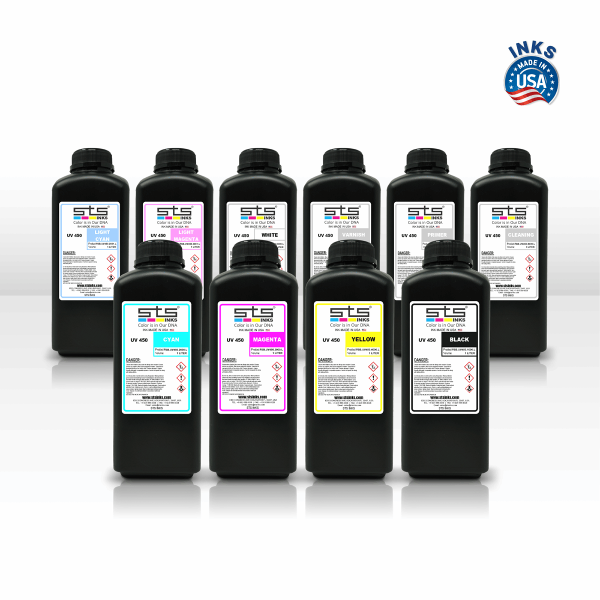 STS Inks Epson UV 450 Ink - 1 Liter Replacement Bottle