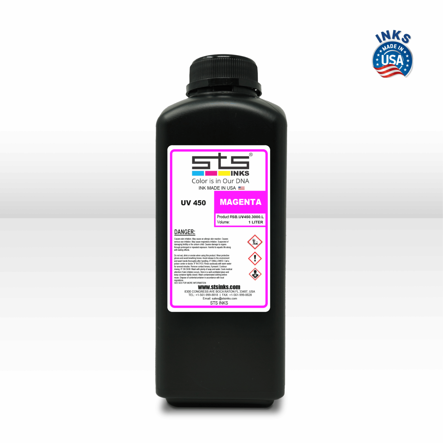 STS Inks Epson UV 450 Ink - 1 Liter Replacement Bottle